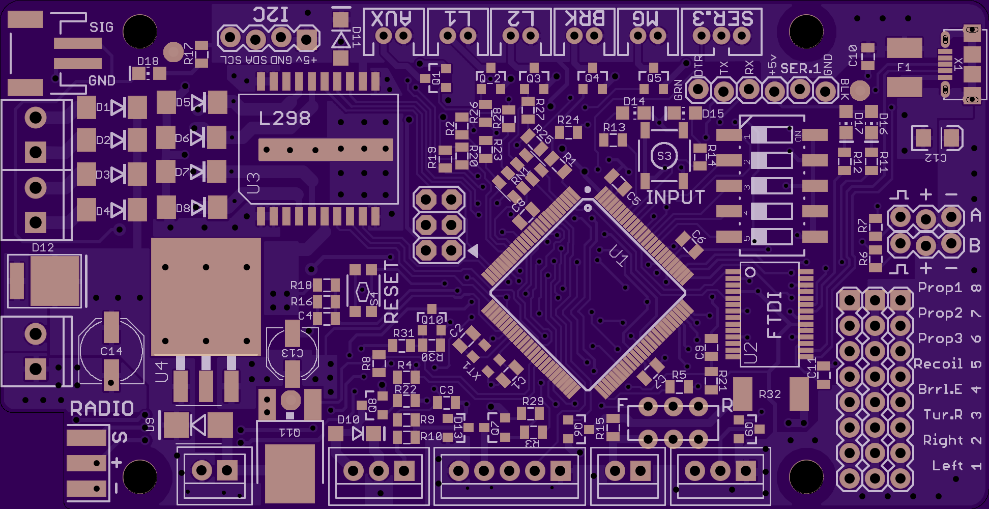Open Panzer Tank Control Board – OSH Park