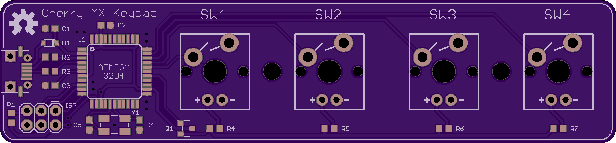Custom Cherry MX Keypad – OSH Park