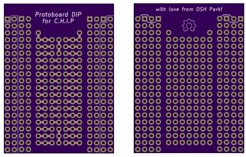 DIP Protoboard for C.H.I.P. – OSH Park