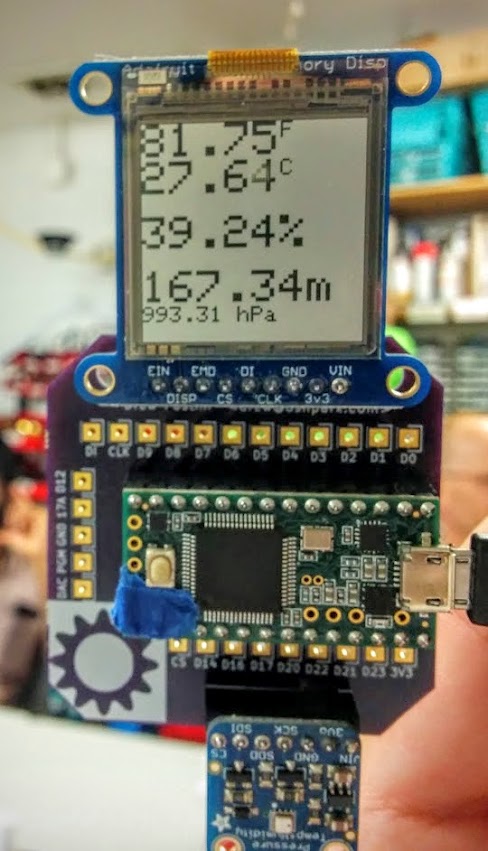 SHARP Memory LCD and Teensy – OSH Park