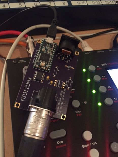 MIDI2DMX: control DJ lighting with MIDI – OSH Park