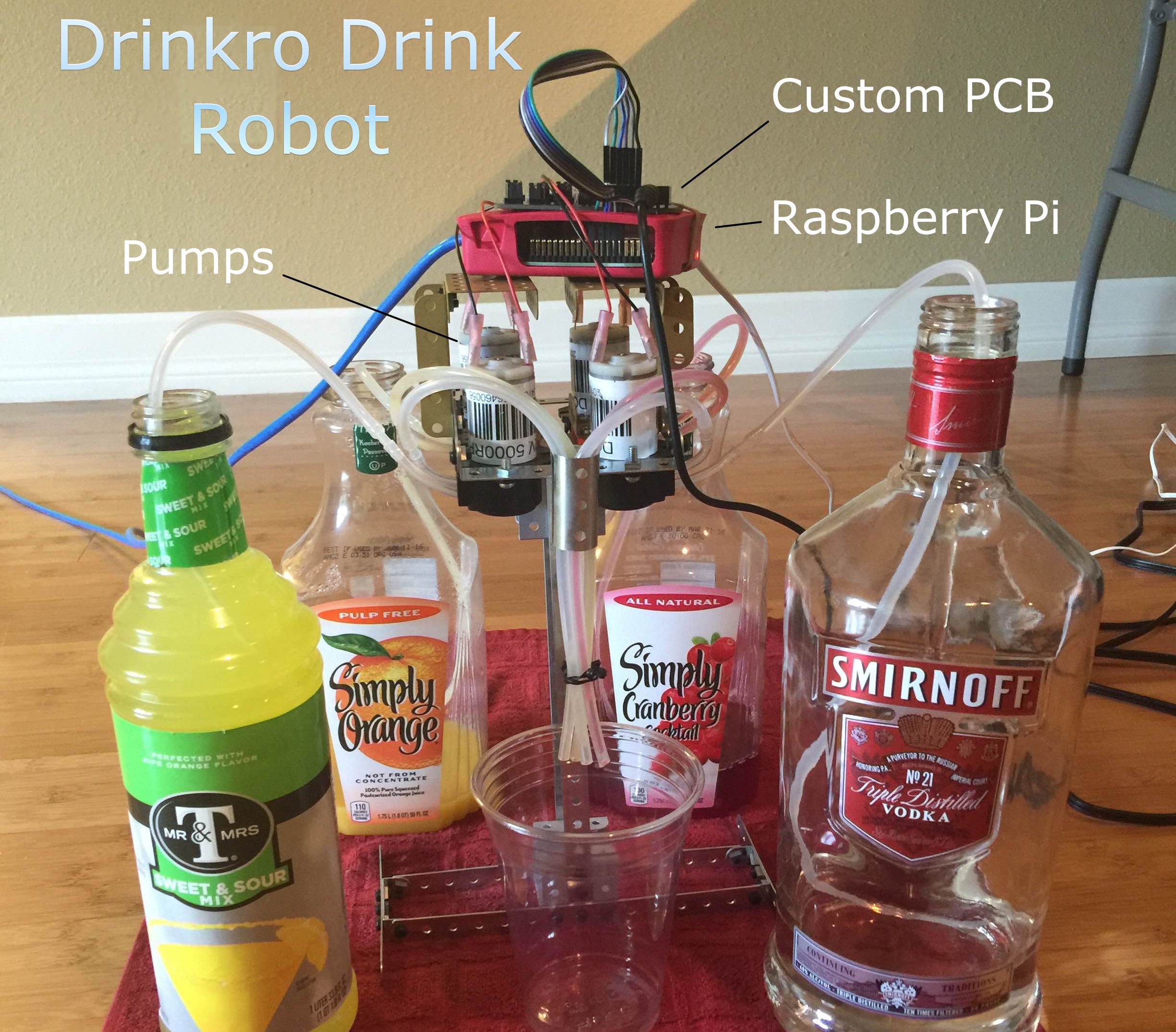 Drinkro the Synchro Bartender – OSH Park