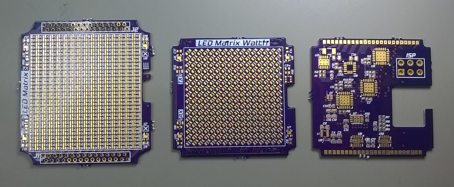 LED Matrix Watch – OSH Park