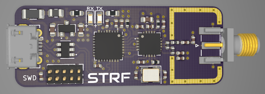 STM32L4-based RF-to-USB dongle – OSH Park