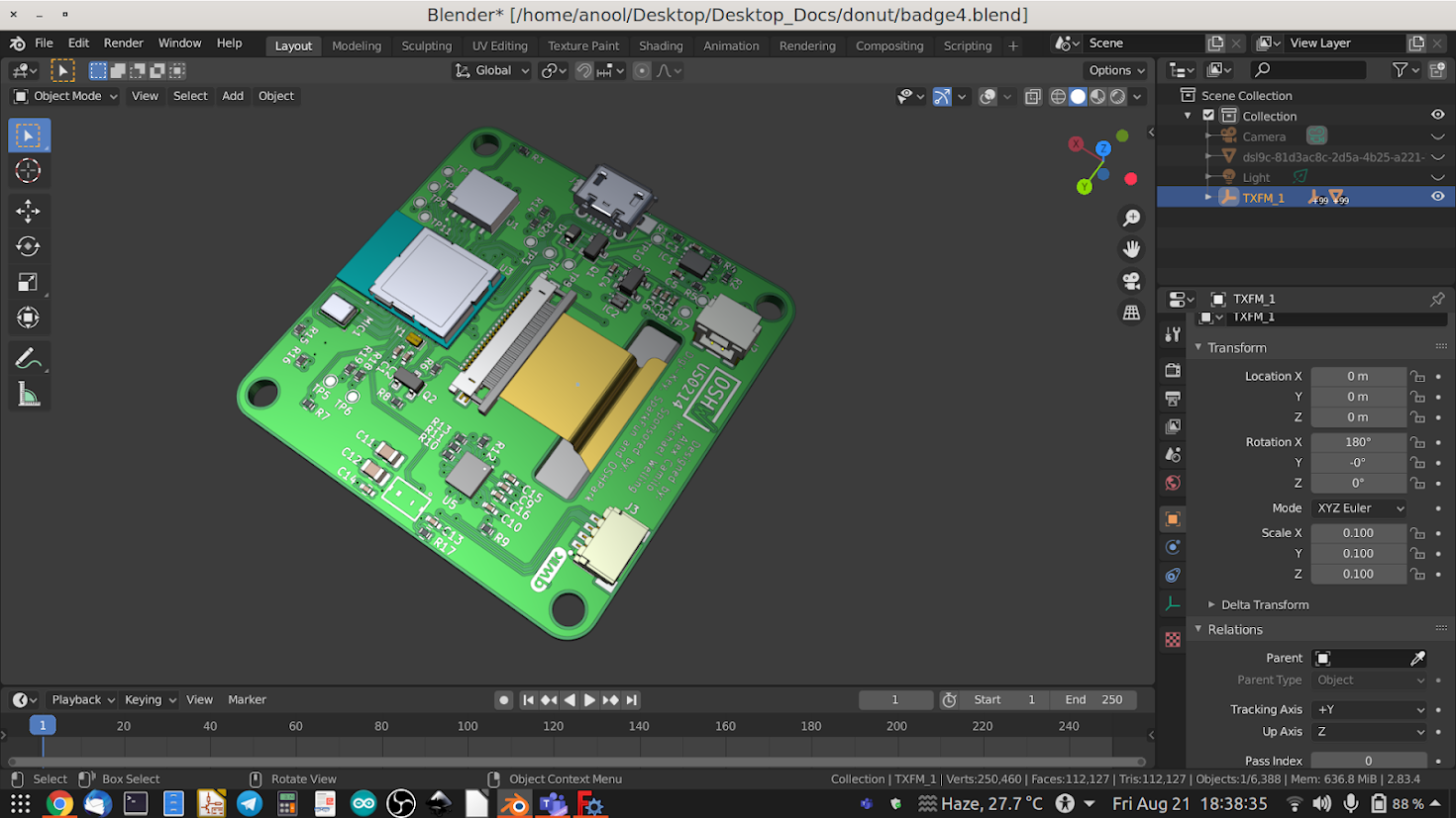 Experimenting PCB rendering using KiCad, FreeCAD and Blender – OSH Park