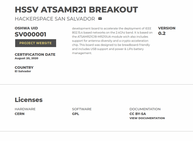 Open Source Hardware Certifications For August 2020 – OSH Park