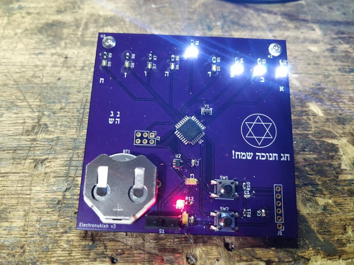 PCB Menorah for Hannukah – OSH Park