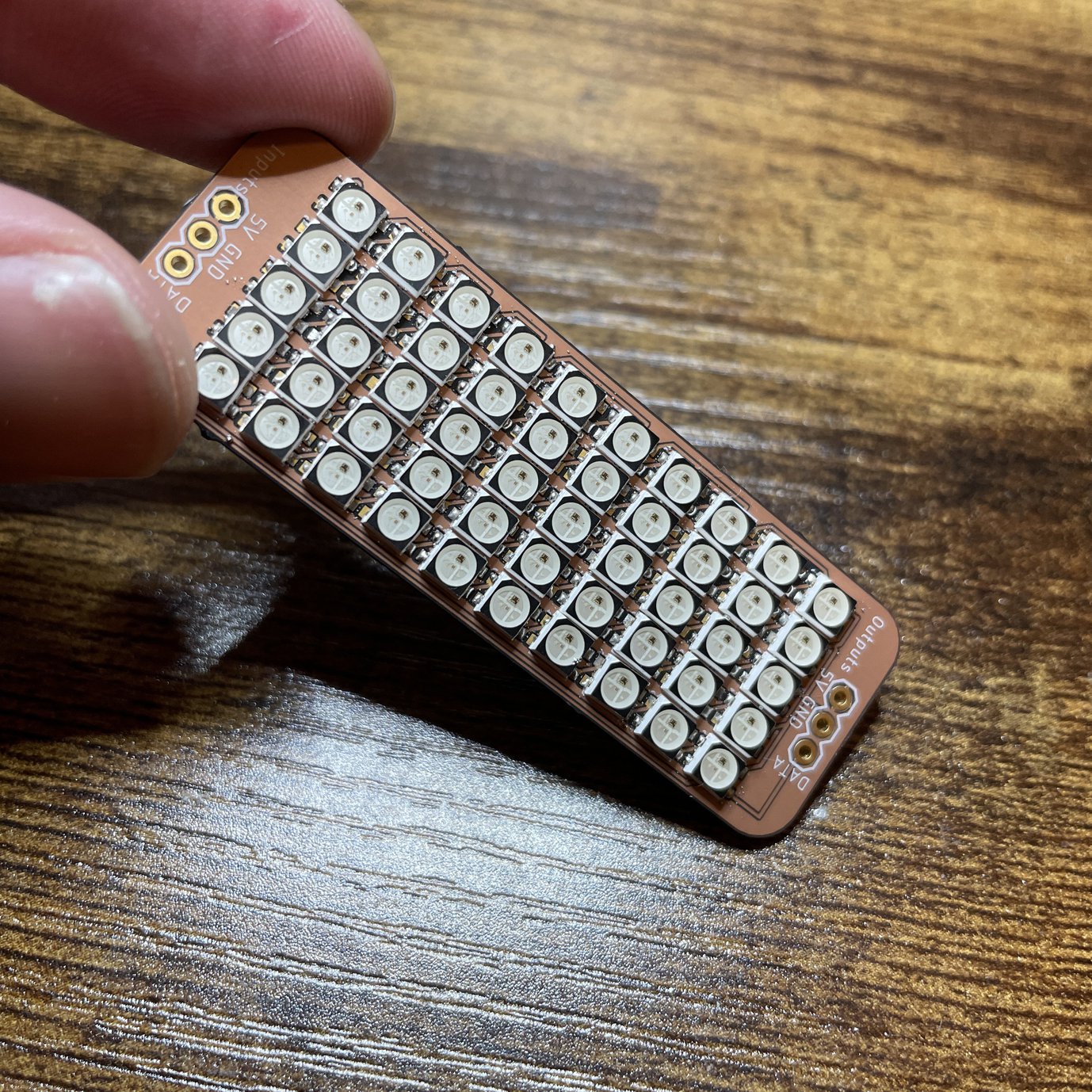 5×10 PixelLeaf RGB Matrix – OSH Park