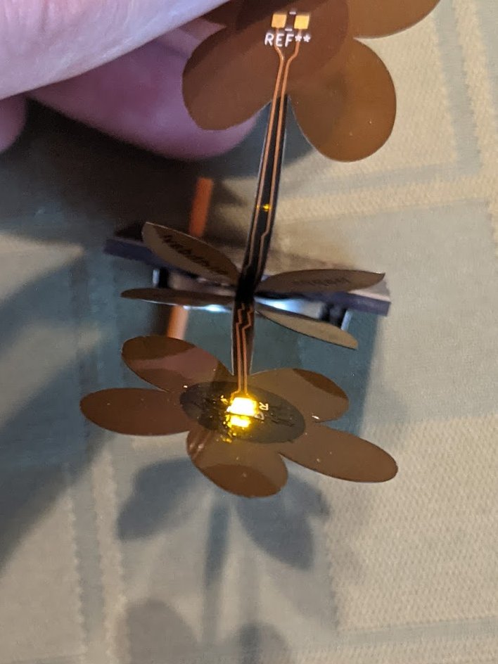 Flexible PCB flower 🌼 – OSH Park