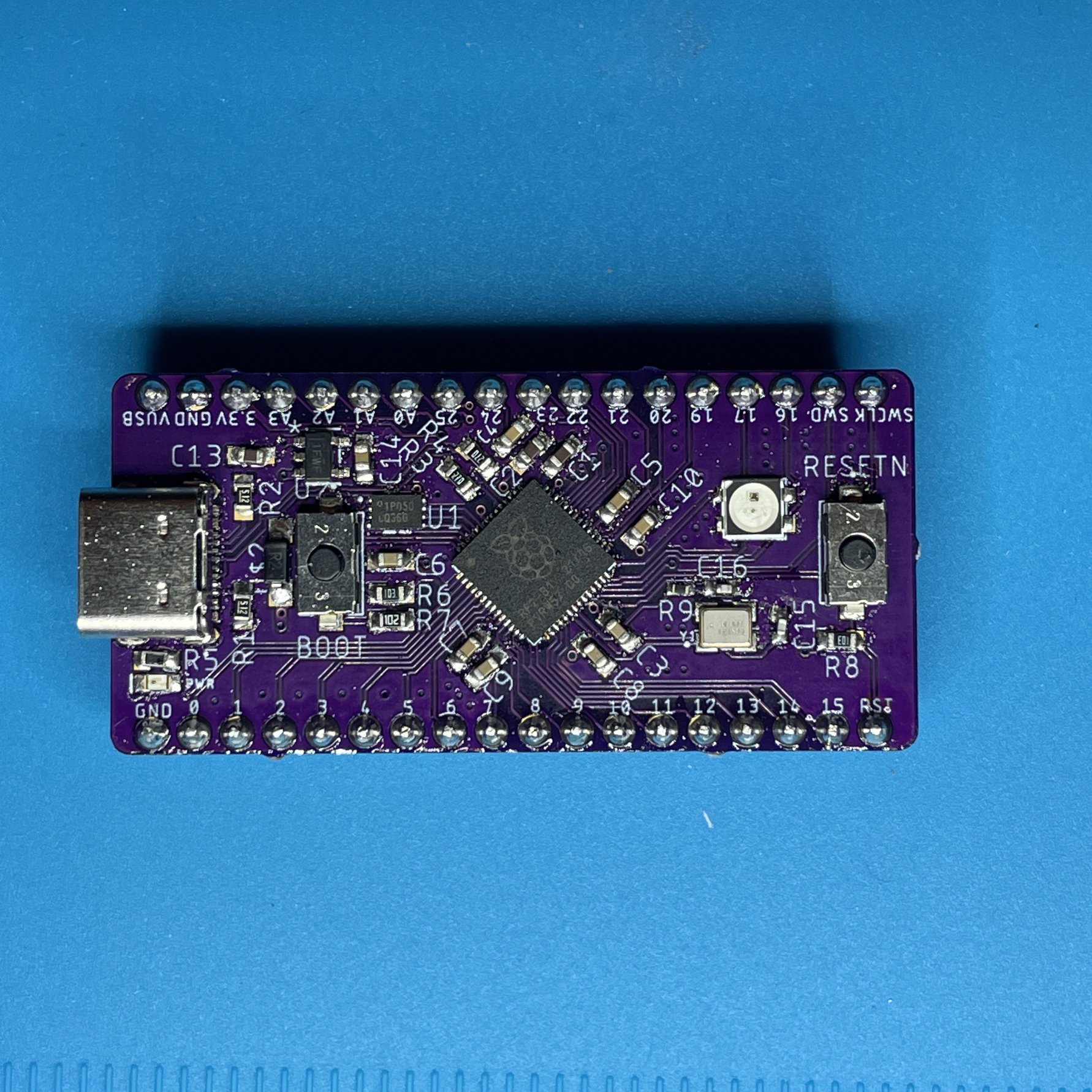 BREAD 2040: A Breadboard Loving RP2040 Dev Board – OSH Park